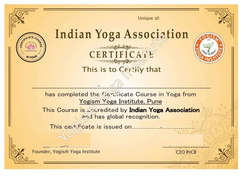 Yoga Teacher Training Certificate Course – YogismIndia